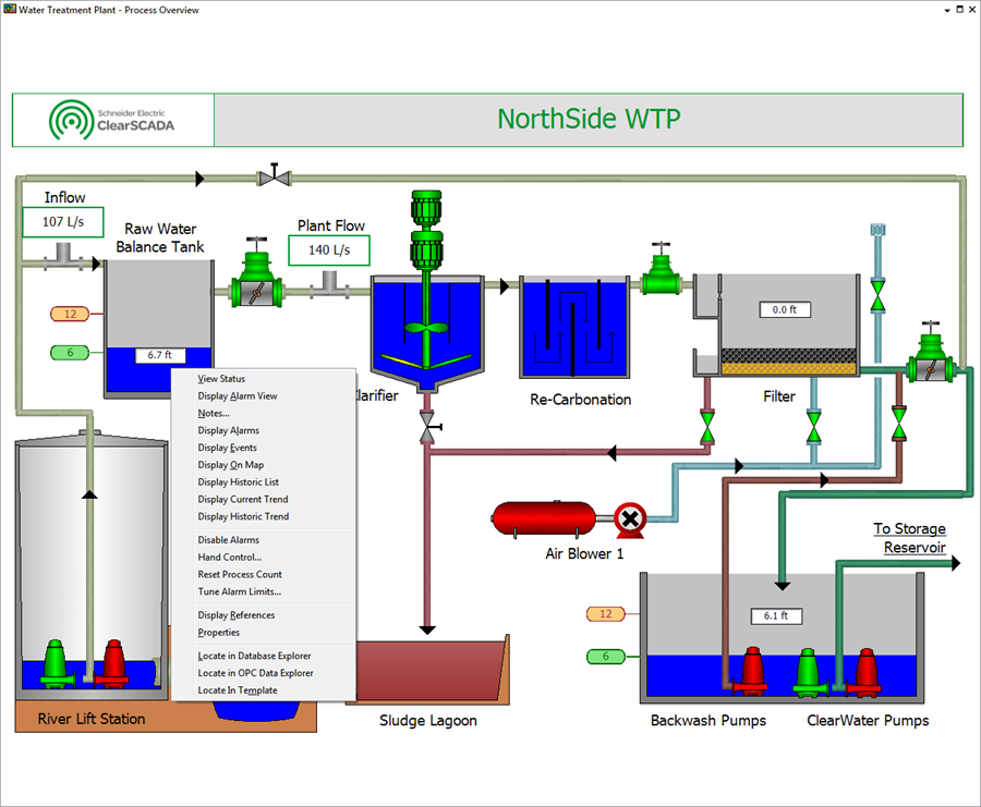 Alarms Guide - Alarms on Mimics (Alarms on Other Displays)